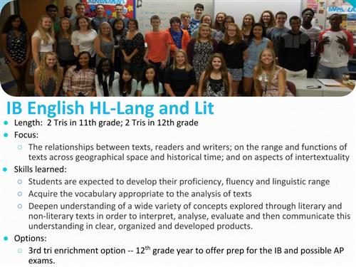 International Baccalaureate / Group 1 English